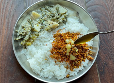 Doddapatre pudi palya recipe | How to make Ajwain leaf stir fry ...